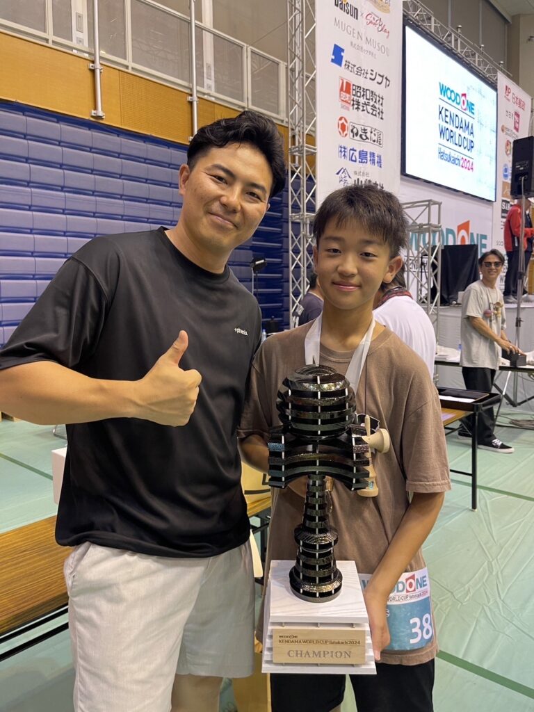 WOODONE KENDAMA WORLD CUP Hatsukaichi 2024トロフィーを製造致しました | IWATA